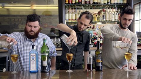 Watch Cocktail How To The 5050 Martini Bartender In Residence Gq