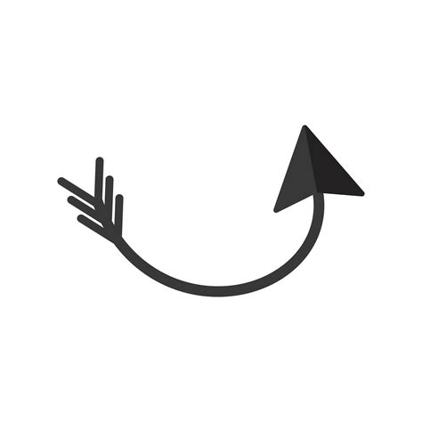 Arrow Direction Of Movement Black Arrow Pointer Landmark Vector
