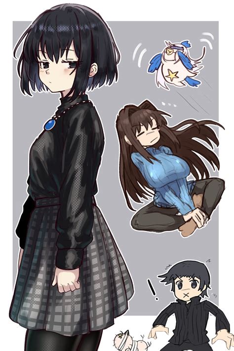 Melusine Aozaki Aoko Kuonji Alice Shizuki Soujuurou And Lost Robin