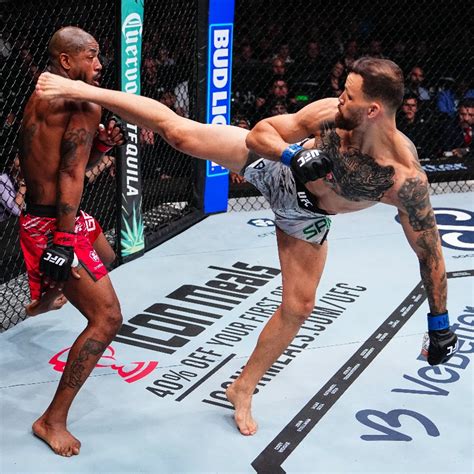 Ufc 313 Bonuses Mauricio Ruffys Head Kick For The Ages Gets 50k