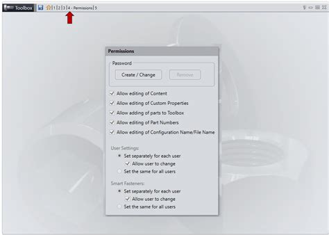 Solidworks Toolbox Settings Overview