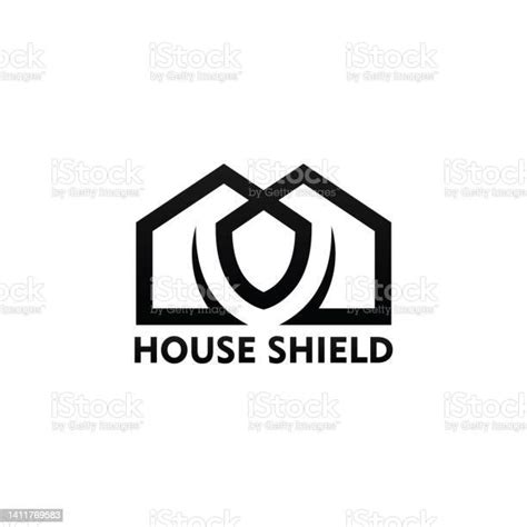 하우스 쉴드 로고 템플릿 디자인 개념에 대한 스톡 벡터 아트 및 기타 이미지 개념 개념과 주제 개발 Istock