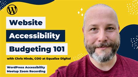 How To Accurately Budget For Accessibility Chris Hinds Equalize Digital