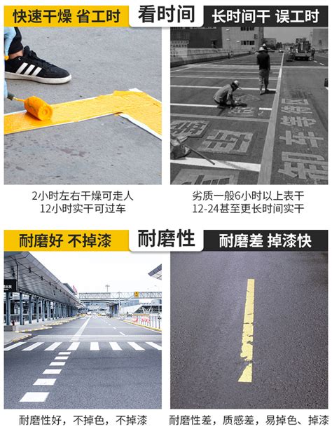 夜光划线涂料标线漆 黄色道路反光油漆 隧道马路划线反光漆路标漆 阿里巴巴