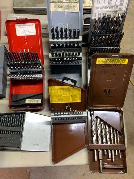 6 Drill Index Cases Delaware Auction Center