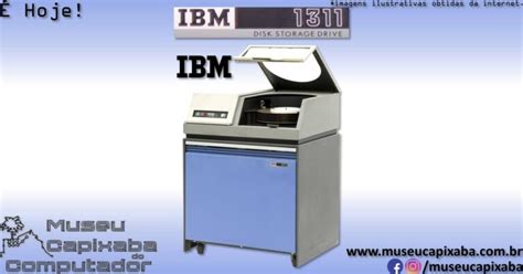 A Unidade De Disco Removível Ibm 1311 De 1962 Mcc Museu Capixaba Do Computador