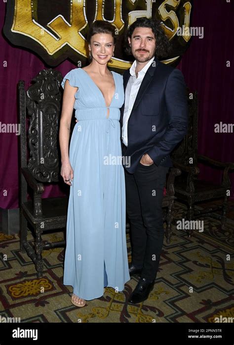 Adrianne Palicki And Tobias Hernandez Arriving At Quasi” Los Angeles