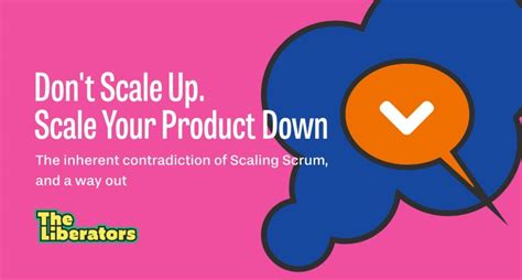 the liberators on linkedin blog post don t scale up scale your