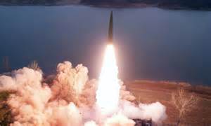 朝中社：朝鲜14日进行导弹示范射击训练，发射两枚战术弹道导弹