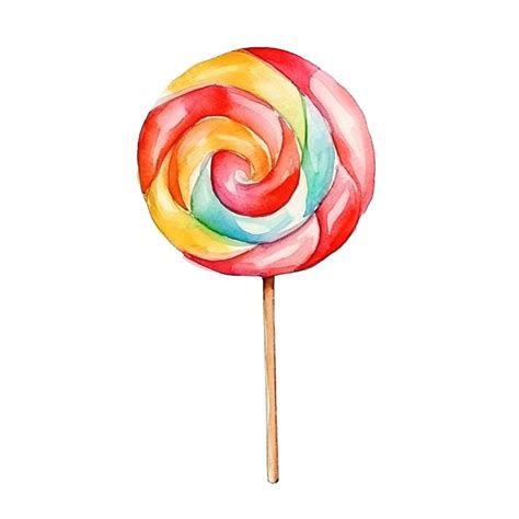 롤리팝 사탕 수채화 수채화 사탕 과자 달콤한 Png 일러스트 및 이미지 에 대한 무료 다운로드 Pngtree