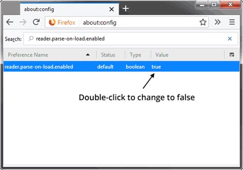 How To Disable And Remove Reader Button In Firefox Url Web Address Bar