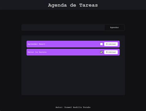 GitHub Yoswell Lista De Tareas