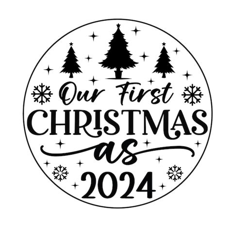 Premium Vector Our First Christmas Ornament Svg Design