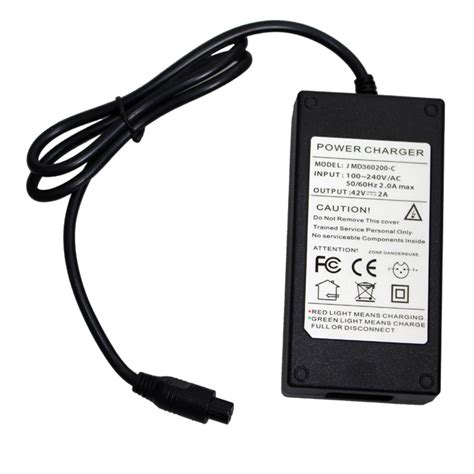 42v 2a Charger With Dc Connector For 36v Lithium Bbttery Pack Balance