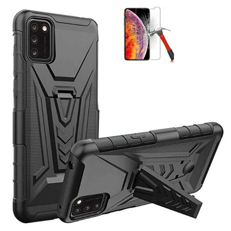 Phone Case For Alcatel Tcl A3x With Screen Protector A3x A600dl Build In Kickstand Case