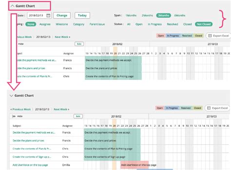 Display Setting Backlog Enterprise