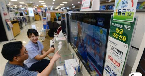 에너지 소비효율 1등급 가전제품 10 인센티브 지급