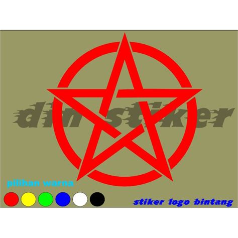 Jual Stiker Logo Bintang Cutting Banyak Warna Shopee Indonesia
