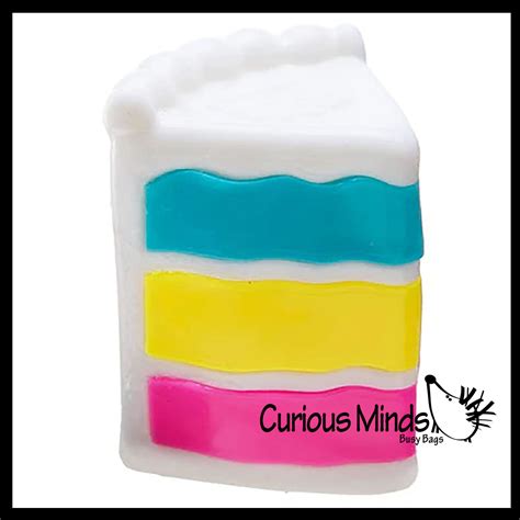 In Stock Needoh Piece Of Cake Ultra Squishy Relaxing Sensory Fidget