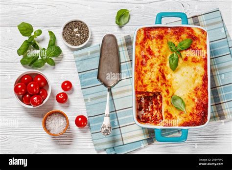 Lasagne Al Forno Italian Beef Lasagna Layered With Ground Beef