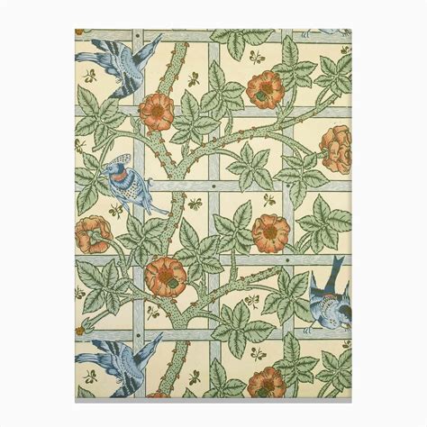 Trellis William Morris And Phillip Webb Canvas Print By Fy Classic