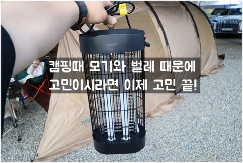 캠핑 모기 벌레퇴치기 후기 라플란 포충기로 벌레 걱정 끝 네이버 블로그