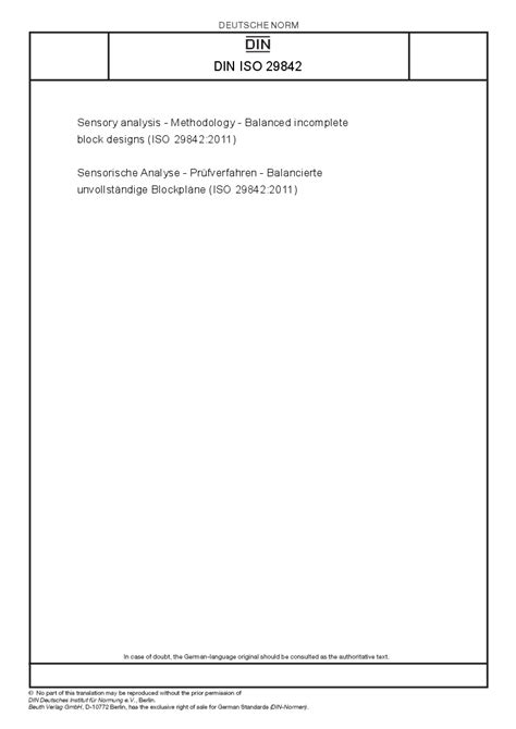 Din Iso 29842