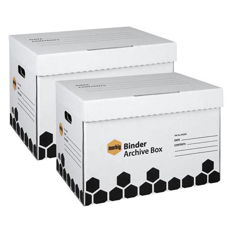 2pk Marbig Foolscap Binder Size Document Archive Storage Storage