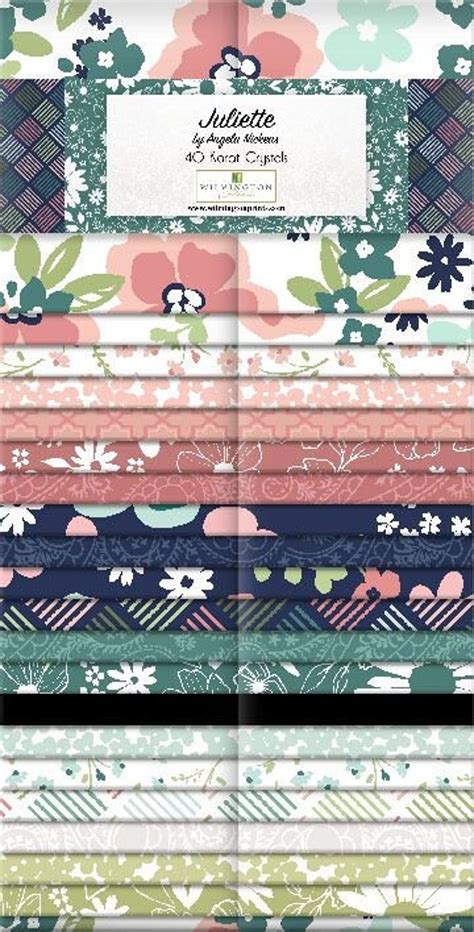 Juliette Jelly Roll Angela Nickeas For Wilmington Prints Floral