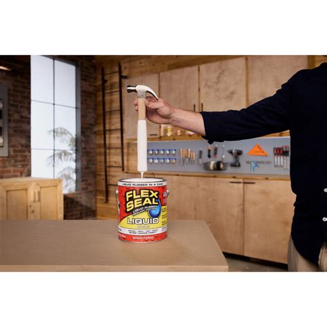 Lowes Flex Seal Liquid 128 Fl Oz White Pour Waterproof Rubberized