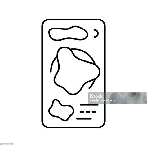 Heatmap Ux Ui Design Line Icon Vector Illustration Stock Illustration