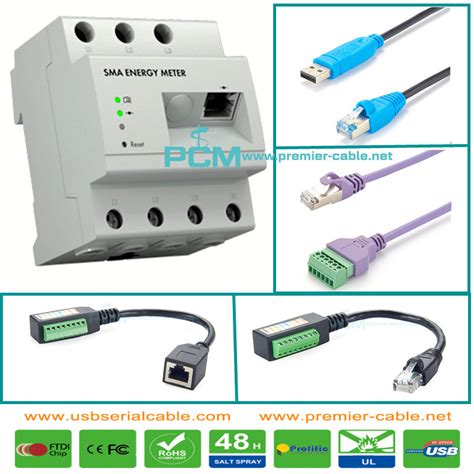 Energy Power Monitoring Rs485 Modbus Rtu Cable Pcm