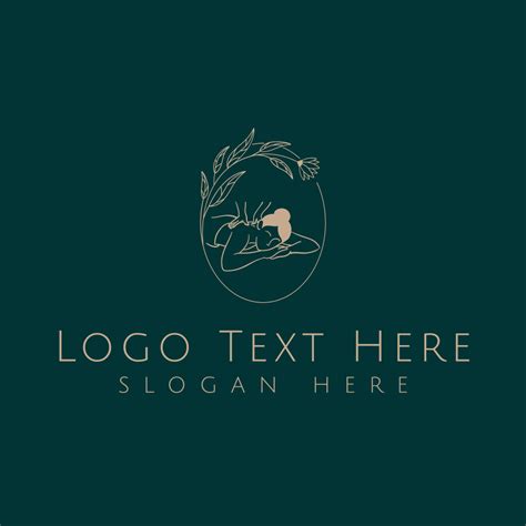 Floral Massage Therapy Logo Brandcrowd Logo Maker