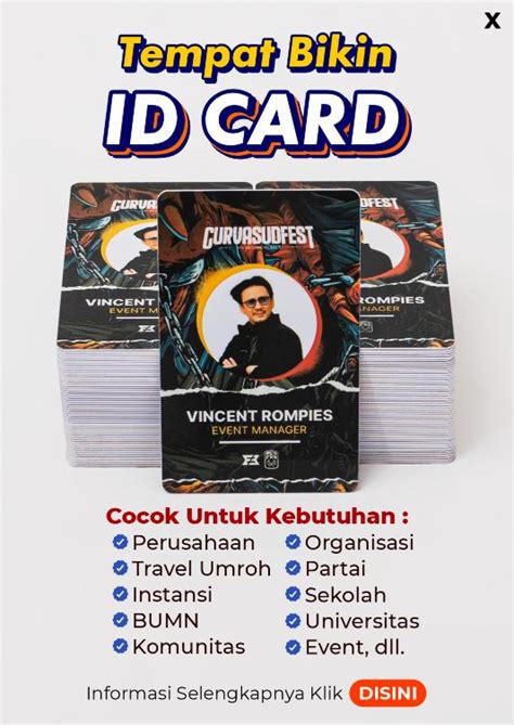 Membuat ID Card Sendiri Mudah Dan Praktis Tutorial Online