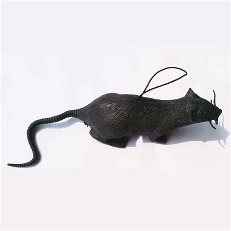 50pcs Lot Black Mouse Toy Mice Rubber Rats Figurines Realistic Toy