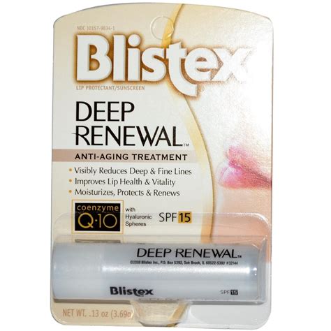 Blistex Lip Protectant 3 Pack Spf 15 Deep Renewal