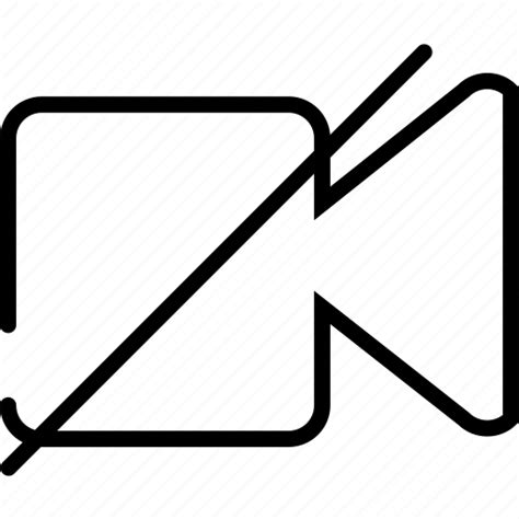 Camera Disable Video Video Cam Film Media Movie Icon Download