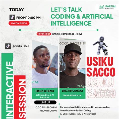 eric kiplangat on linkedin 🚨coding and artificial intelligence clinic 🧑