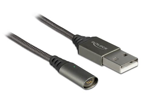 Cablu Usb De Incarcare Magnetic M Antracit Delock