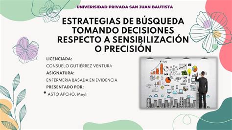 Estrategias de Búsqueda Tomando Decisiones Respecto a Sensibilización o