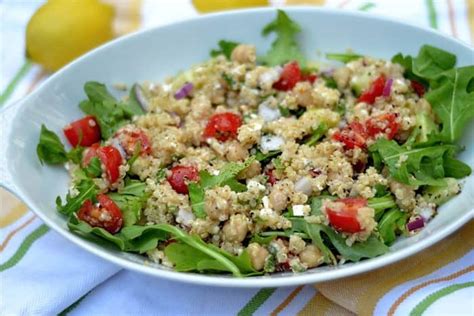 Mediterranean Quinoa Salad With Lemon Pepper Vinaigrette Wholesomelicious