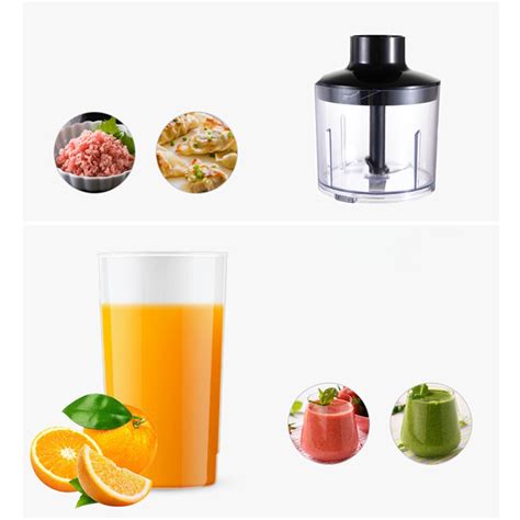 Hand Blender 4 In 1 Hand Stick Blender Stainless S Grandado