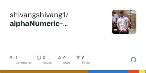 Github Shivangshivang1alphanumeric Combination Example