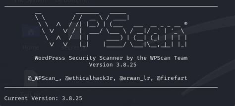 wpscan in kali linux scan wordpress sites for security techarry