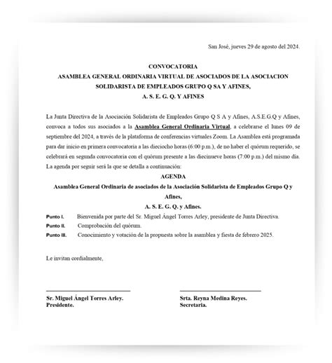 Convocatoria Asamblea General Ordinaria 9 De Setiembre 2024 Aseg Q