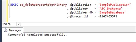 Sql Server Replication Tracer Tokens Using T Sql Playing With