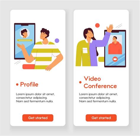 Conception De Modèle Pour La Page Dapplication Mobile Avec Conception