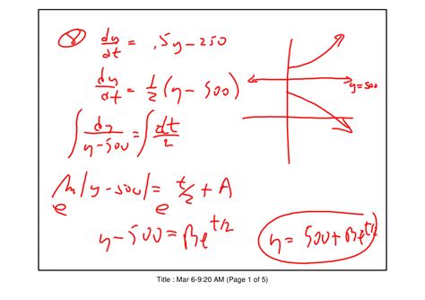AP Calculus BC Harvard Text Exponential Approach And Newton S Law Of Heating And Cooling
