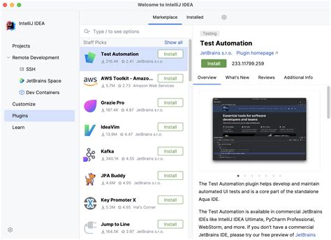 Run Intellij Idea For The First Time Intellij Idea Documentation