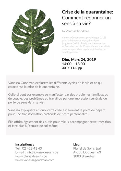 Affiche Crise De La Quarantaine Vanessa Goodman